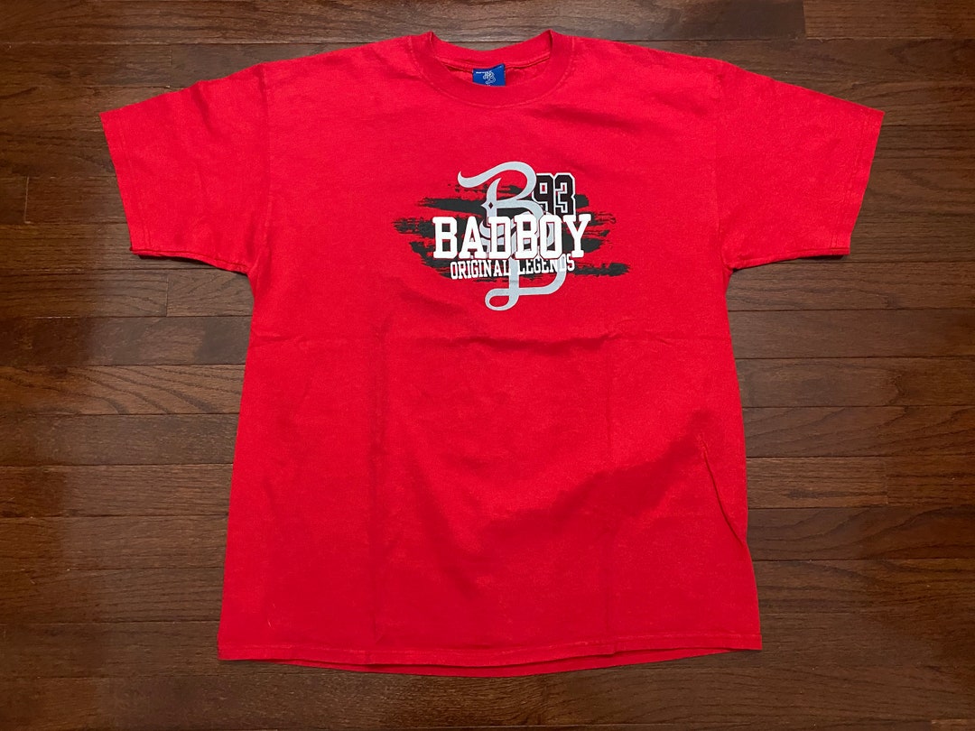 XL 90's Bad Boy Athletics T Shirt Men's Red Blue Vintage XL 90's Bad Boy Athletics T Shirt Men's Red Blue Vintage