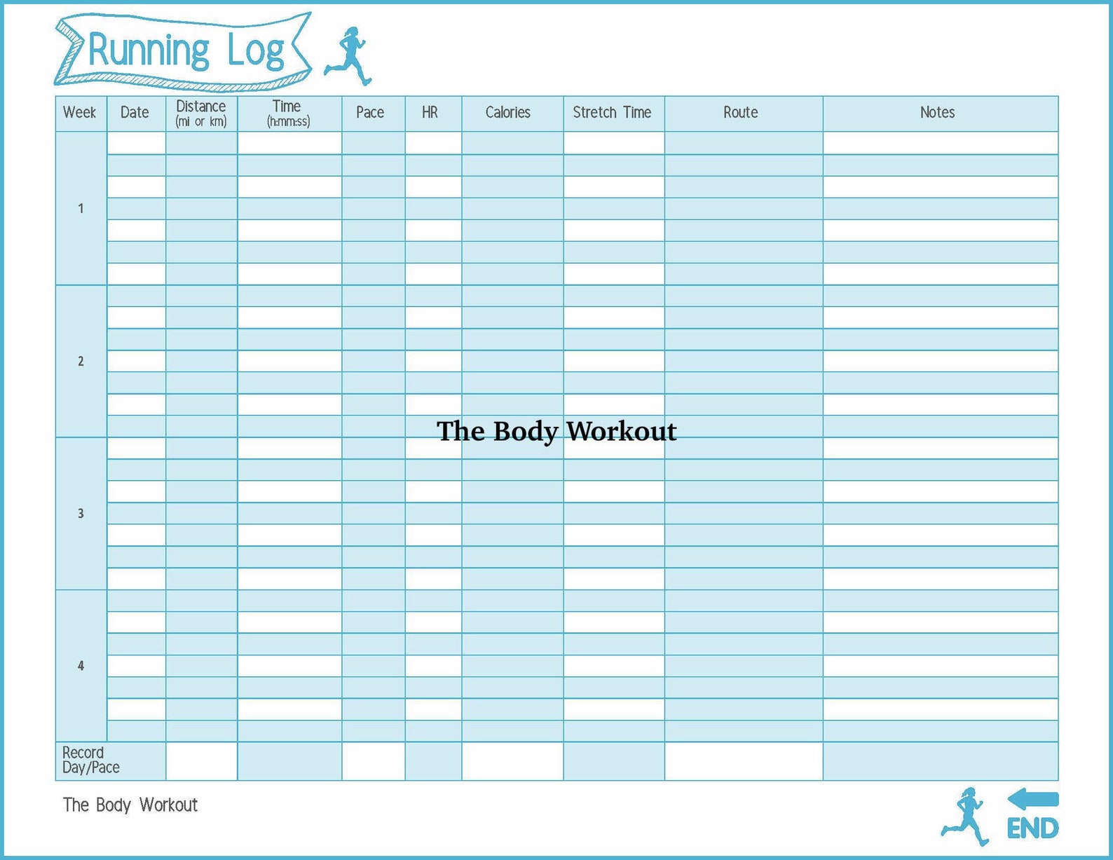 Run A 5K in 8 Weeks, 5k Running Plan, Fillable PDF and Printable PDF - Etsy