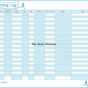 Run A 5K in 8 Weeks, 5k Running Plan, Fillable PDF and Printable PDF - Etsy