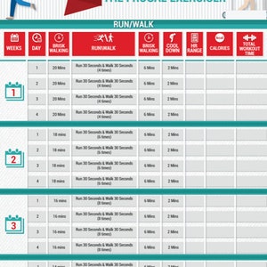 Beginner Running Plan, 30 Day Flexibility Challenge, Workout Plan ...