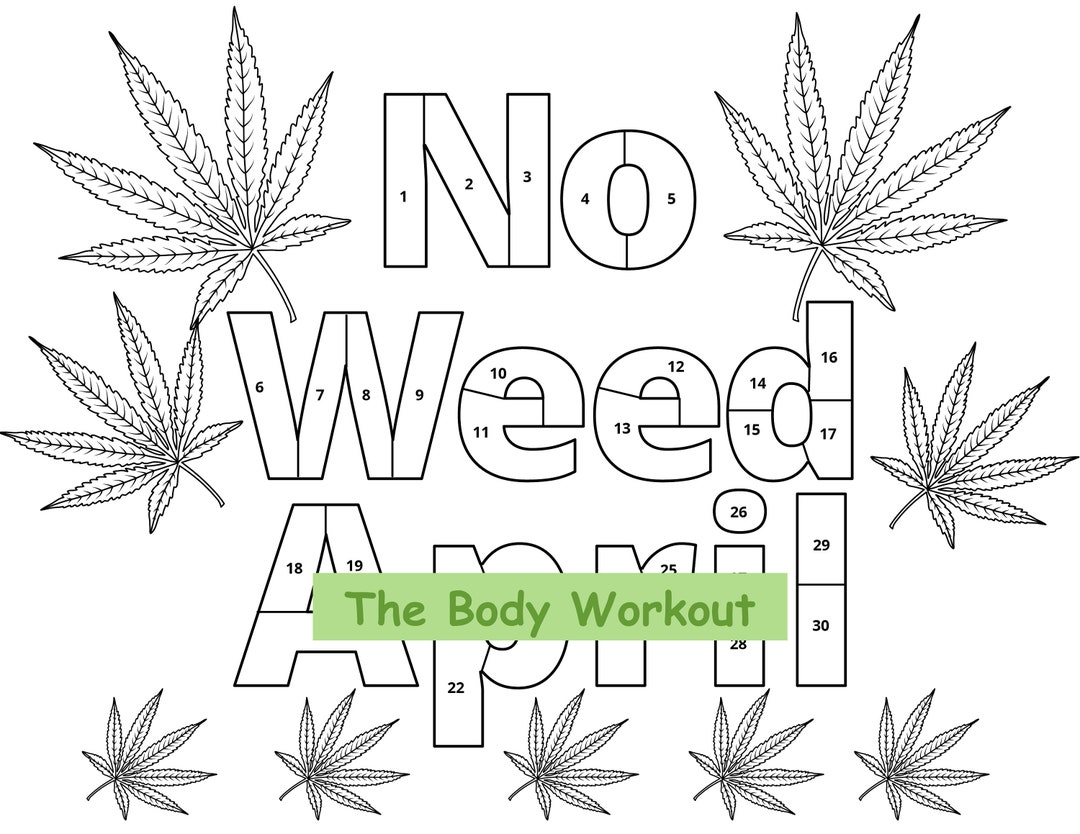 No Weed April - Etsy