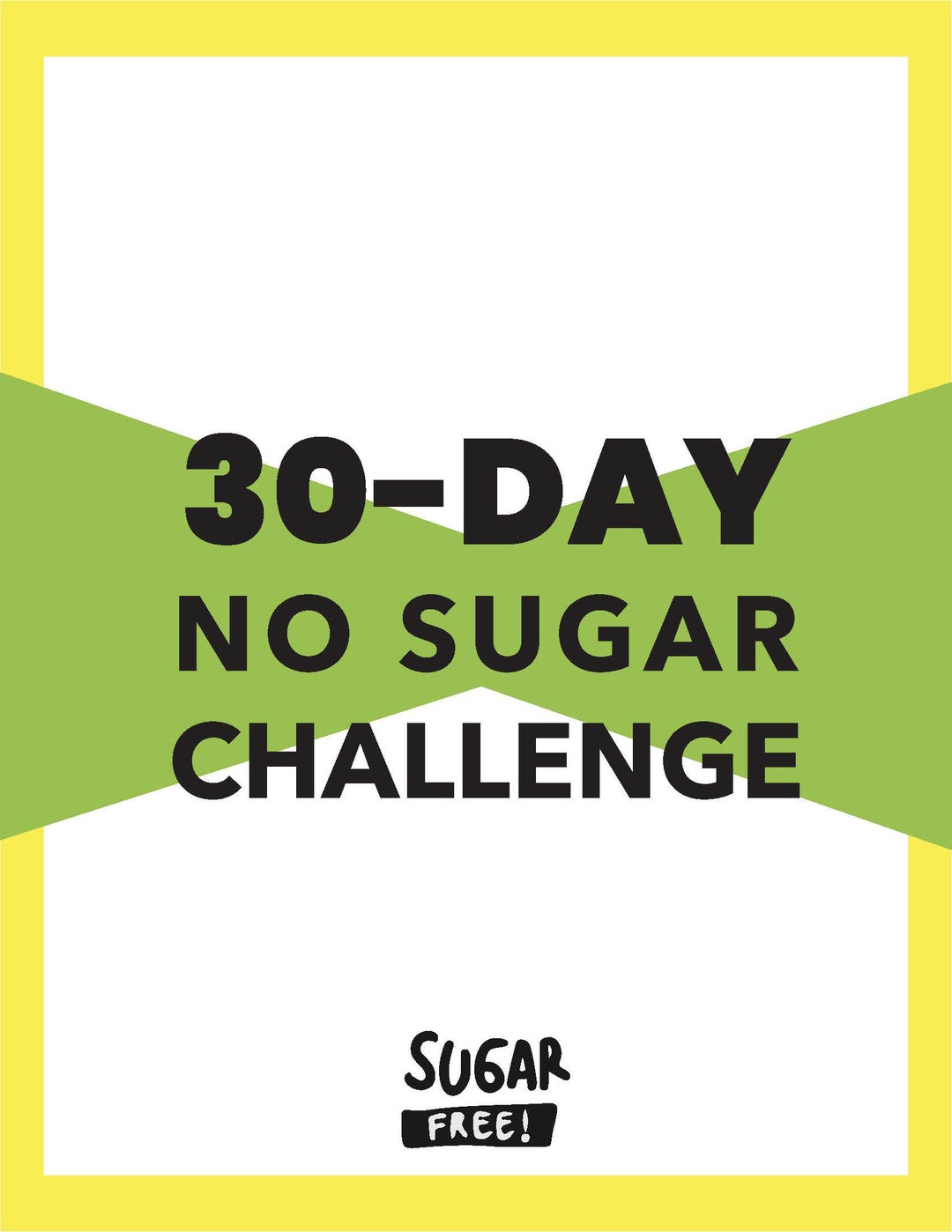 30 Days No Sugar, Healthy Eating Program, New Years Resolution, 30 Day ...