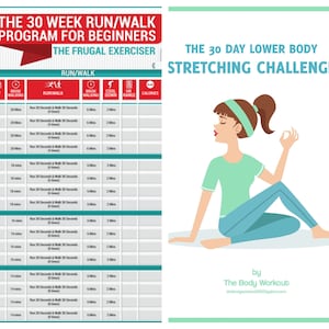 Beginner Running Plan, 30 Day Flexibility Challenge, Workout Plan ...