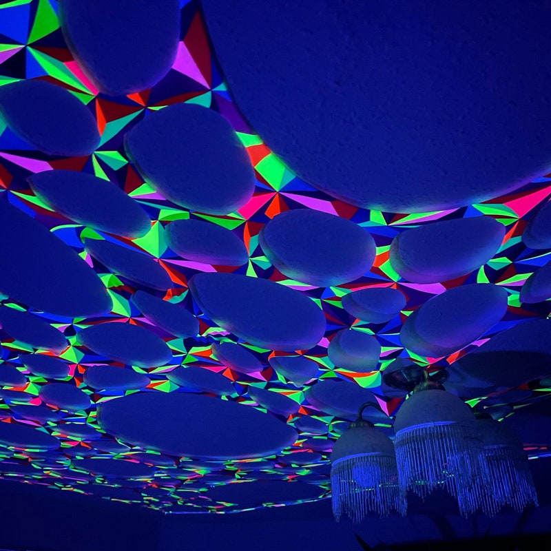 Black Light Reactive Canopy - Etsy