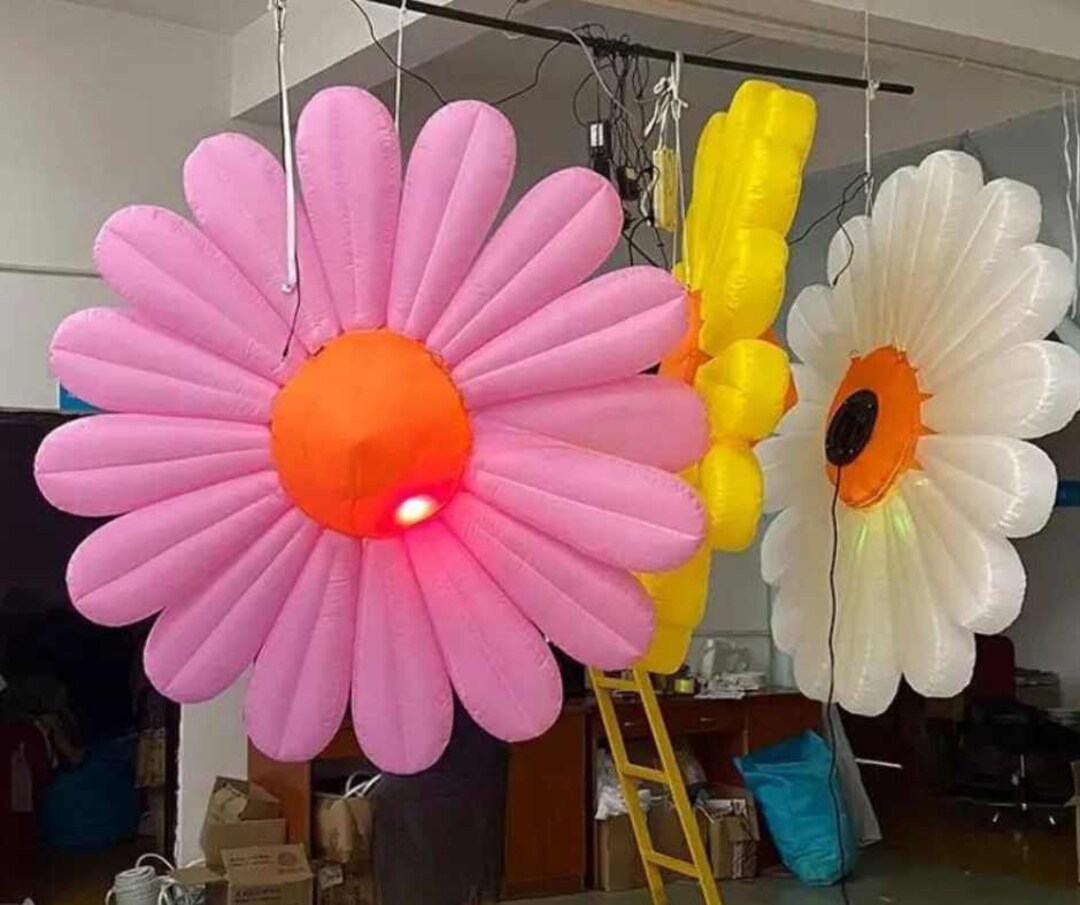 Giant LED Inflatable Daisy Party Prop, Daisy Party Decor, Daisy ...