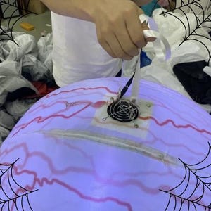 Ultimate Spooky Decor Bundle Pack, Inflatable LED Eyeballs, 2 Pack of ...