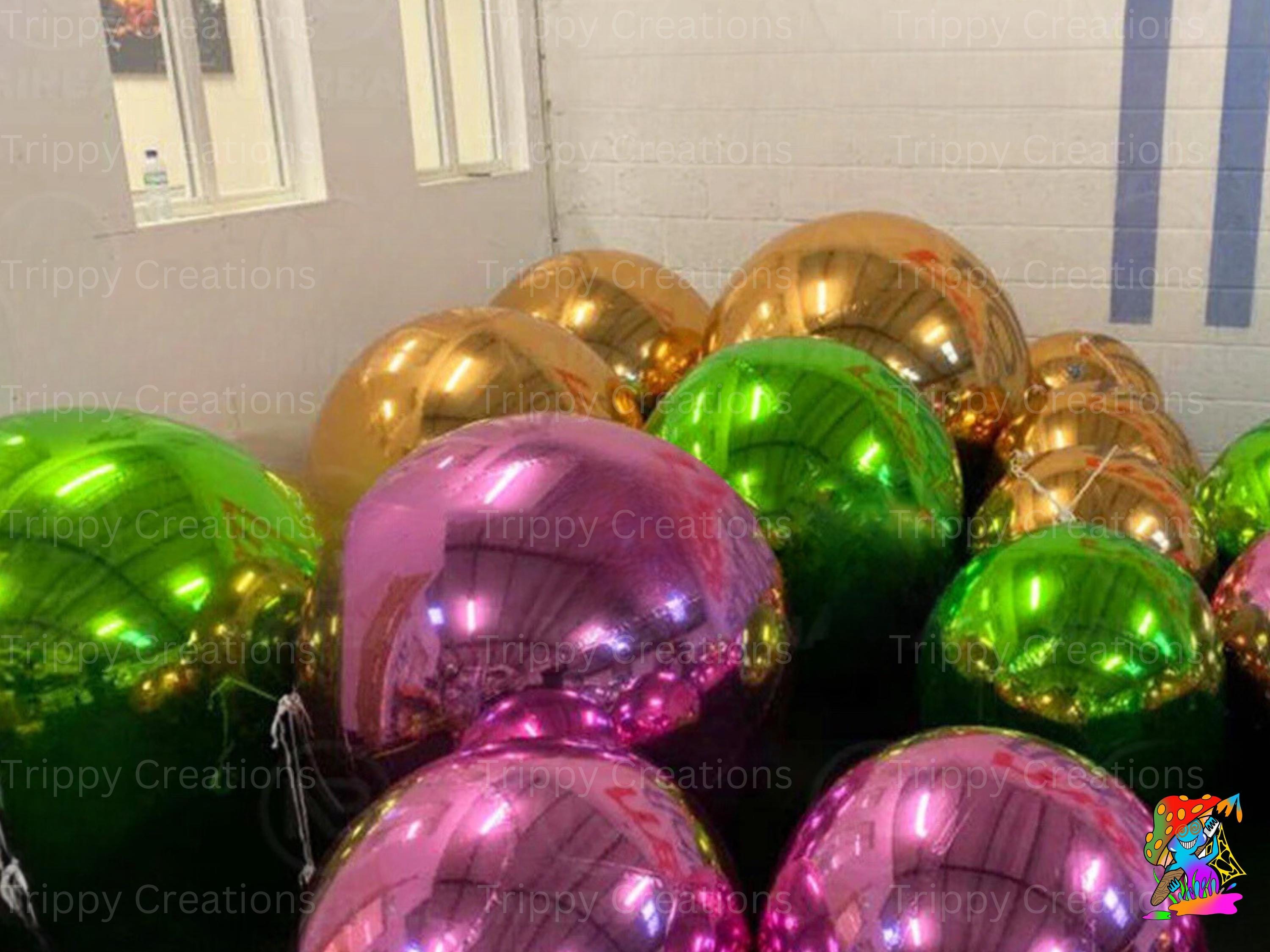 Inflatable Festival Decorations, Trippy Event Decor, Neon Party Props ...