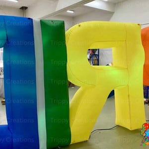 LGBTQ Decor, Rainbow Inflatable Pride Month Decorations, Large ...