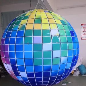 Giant LED Inflatable Disco Ball Decoration, Event Decorations, New ...