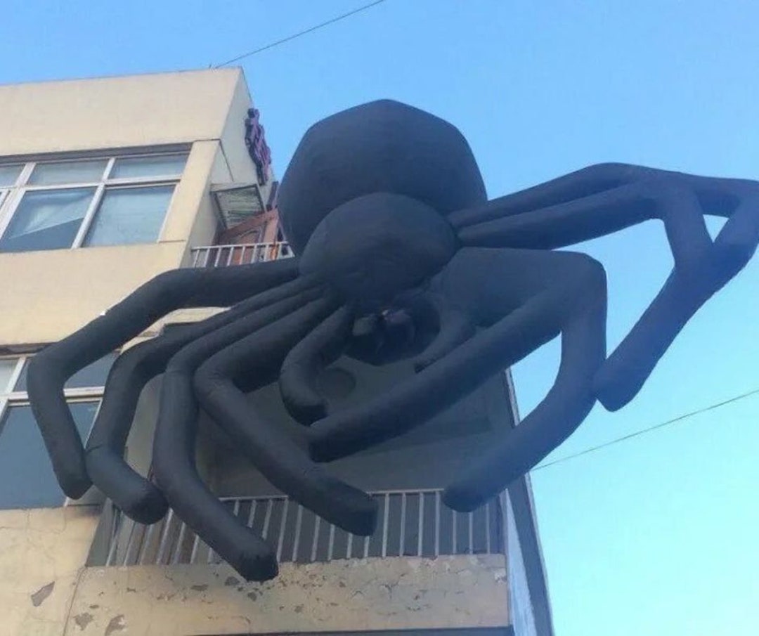 LED Inflatable Spider Sculpture, Tree Decoration, Spooky Spider Decor ...