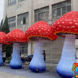 Giant Inflatable Mushroom Decorations, Mushroom Decorations, Event ...