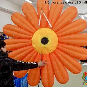 Giant LED Inflatable Daisy Party Prop, Daisy Party Decor, Daisy ...