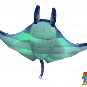 3m Size Inflatable Blue Stingray, Under the Sea Themed Event ...