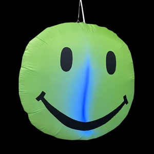 LED Inflatable Happy Face Decoration, Happy Face Party, Neon Party ...