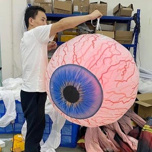 Giant Inflatable Eyeball Decorations, Spooky Season Party Props ...