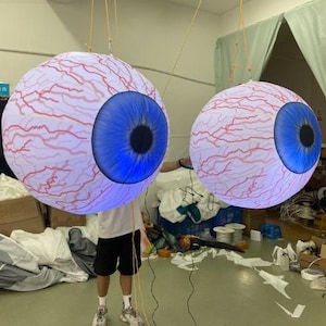 Giant Inflatable Eyeball Decorations, Spooky Season Party Props ...