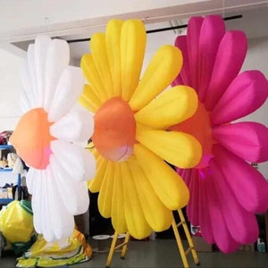 Giant LED Inflatable Daisy Party Prop, Daisy Party Decor, Daisy ...