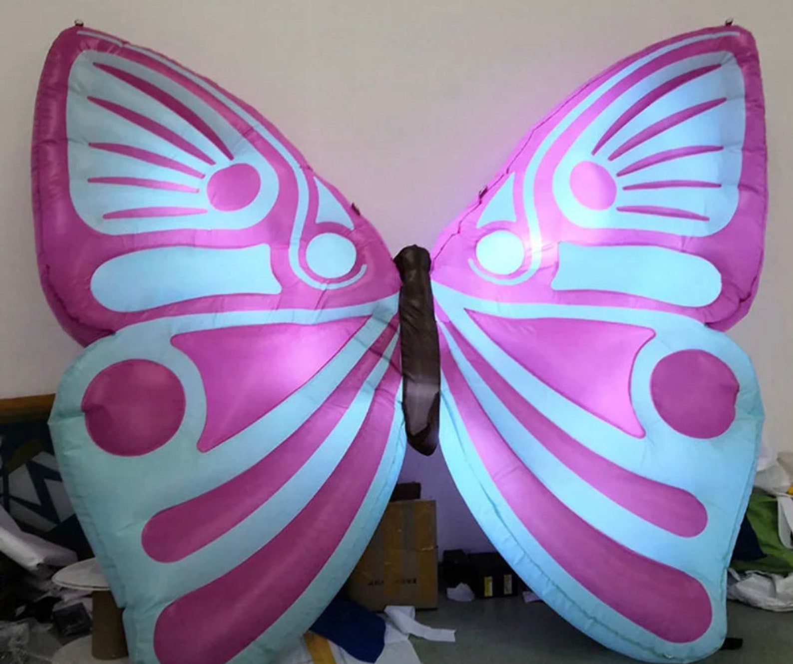 Giant 4meter Size Inflatable Butterfly Backdrop, Inflatable Butterfly ...