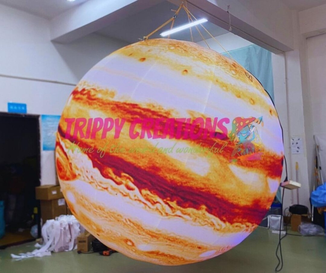 Giant Hanging Inflatable Planet Props, Space Themed Ceiling Decorations ...