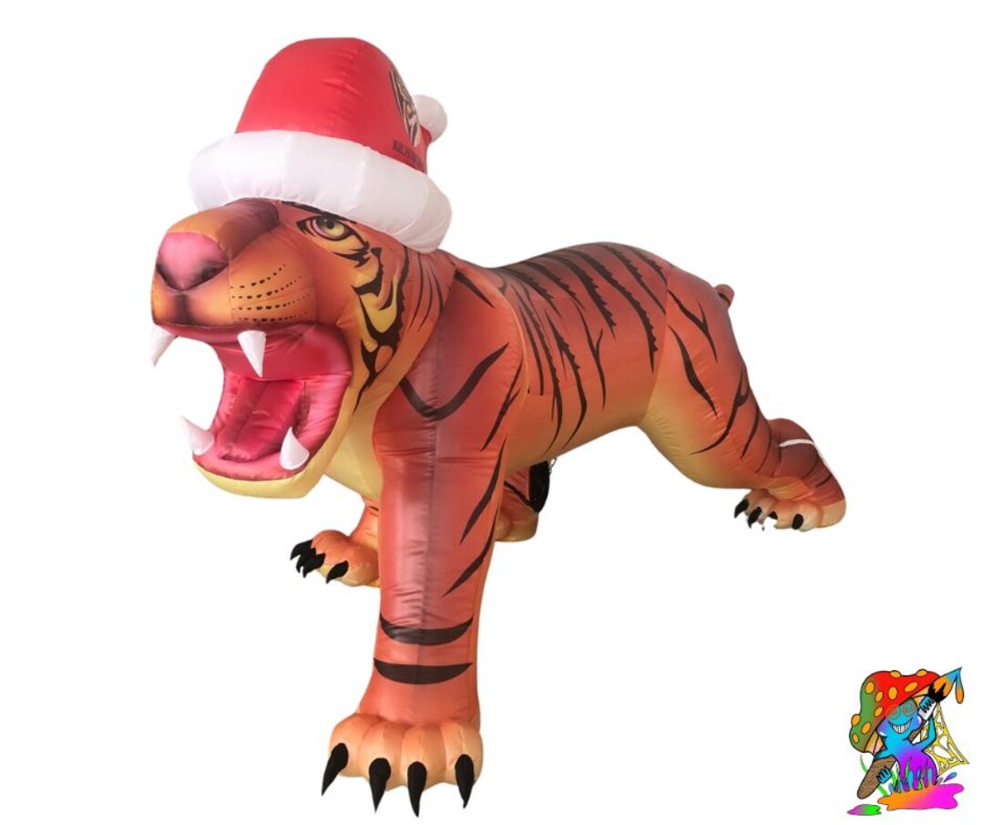 Inflatable Animal Event Party Prop, Inflatable Tiger, Christmas Theme ...