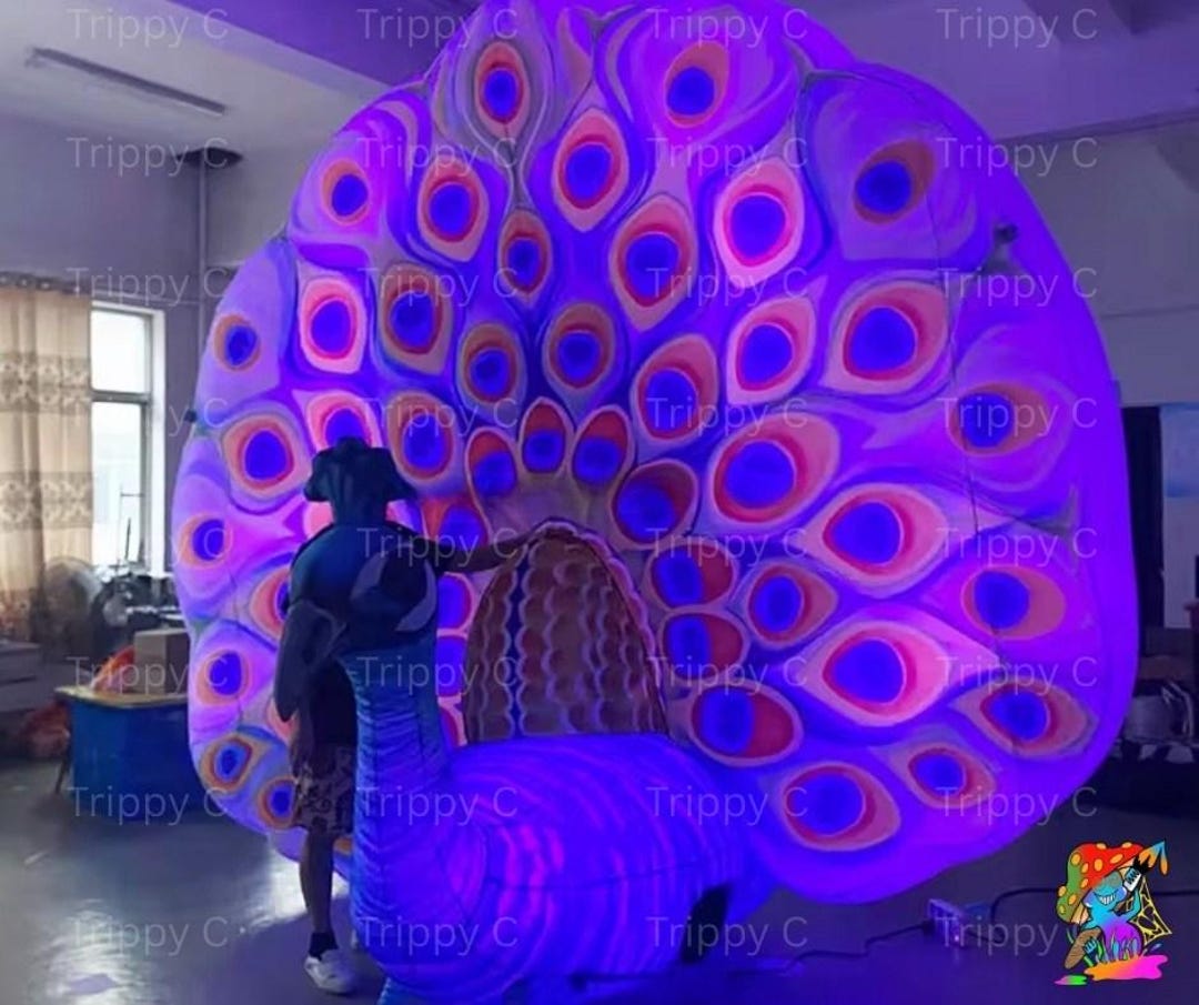 Large Illuminated Peacock Decoration for Parties and Festivals ...
