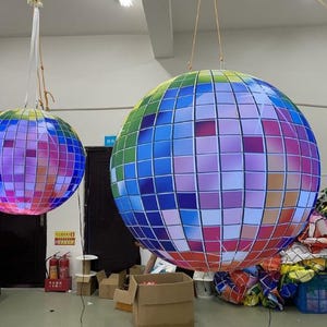 Giant LED Inflatable Disco Ball Decoration, Event Decorations, New ...
