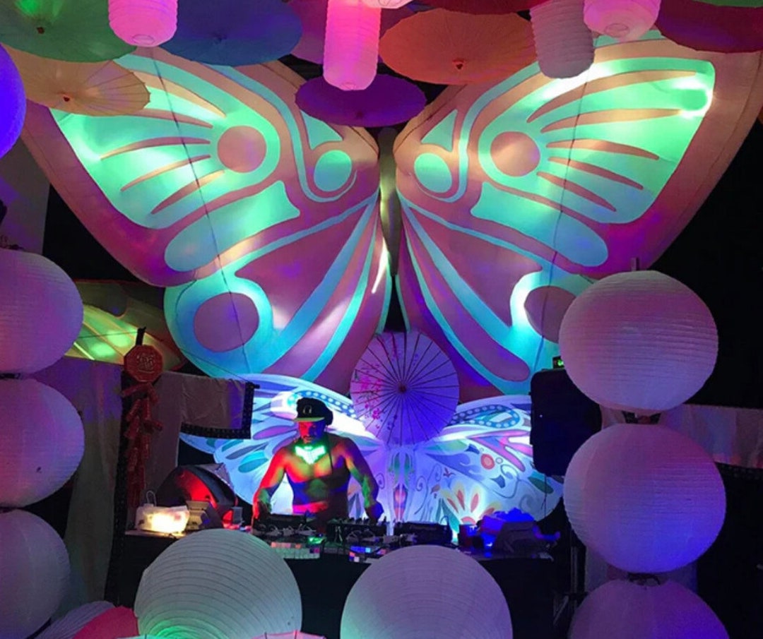 Giant 4meter Size Inflatable Butterfly Backdrop, Inflatable Butterfly ...