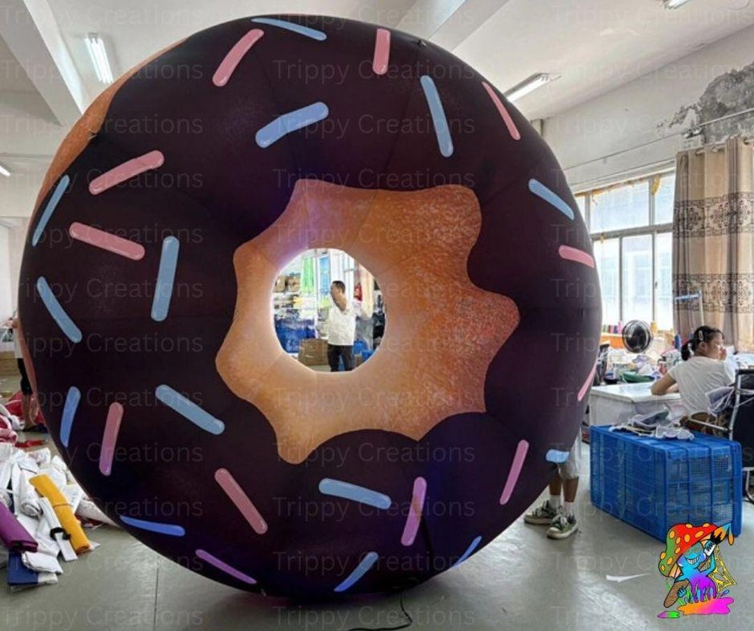 Easter Candy Themed Event Decorations, Giant Inflatable Donut Party ...