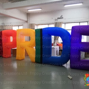 LGBTQ Decor, Rainbow Inflatable Pride Month Decorations, Large ...
