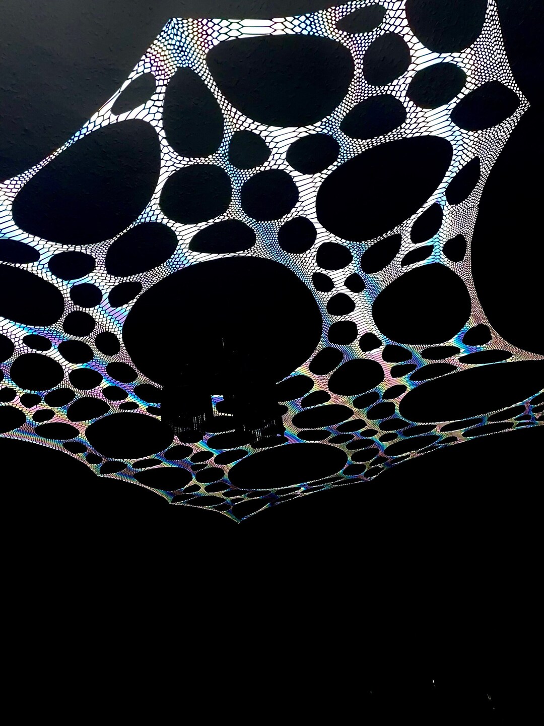 Snake Print, Reflective Wall Hanging, Trippy Tapestry, UV Decor ...