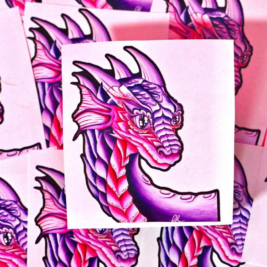 Dragon Stickers, Cute Dragon, Psychedelic Art Work, Fantasy ...