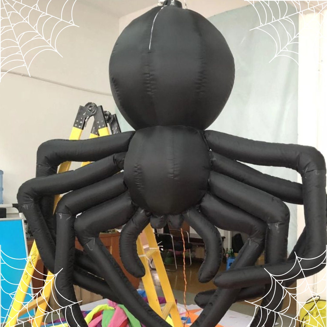 Horror Party Decor, Giant Inflatable Spider Decoration, Halloween ...