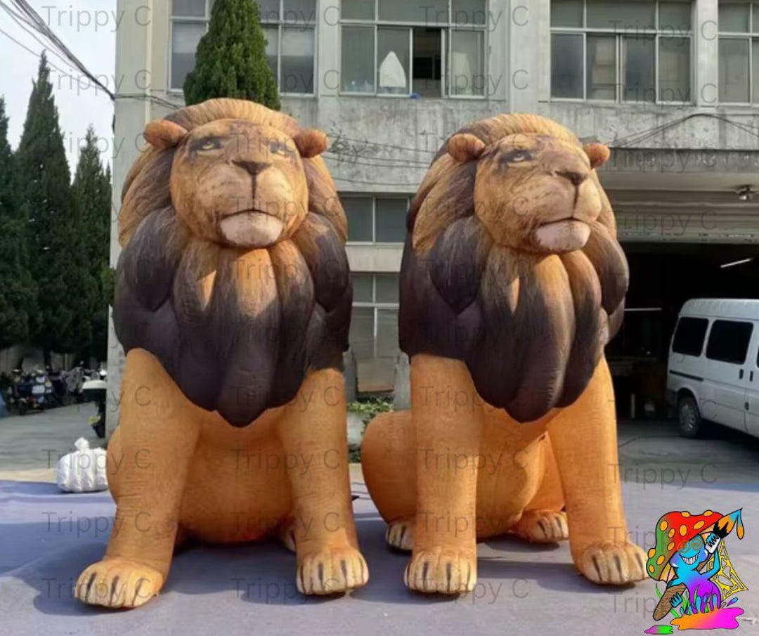 Bundle Pack of Lion Party Props, King of the Jungle Event Decorations ...