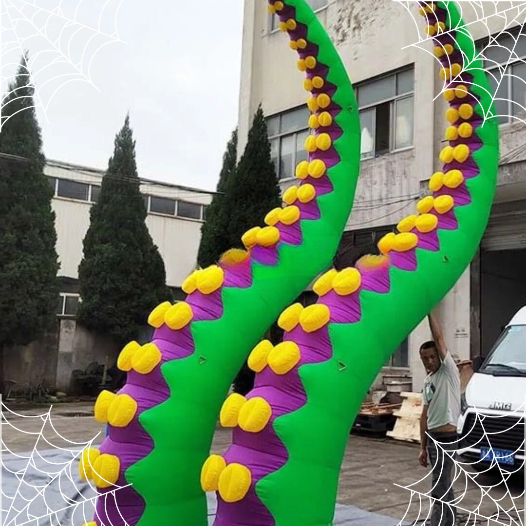 Spooky Tentactle Inflatable Party Decor, Octopus Party Props, Giant ...