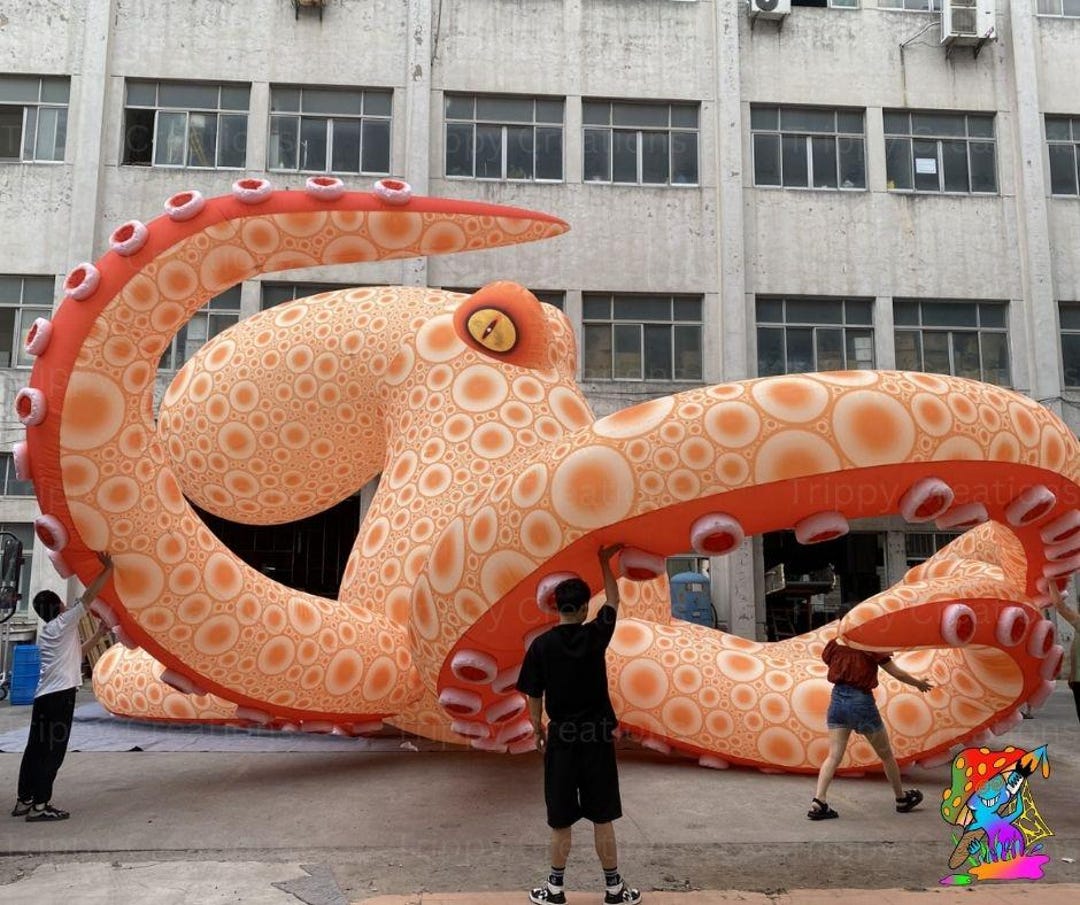 Octopus Lovers, Inflatable Under the Sea Themed Party Props, Giant ...