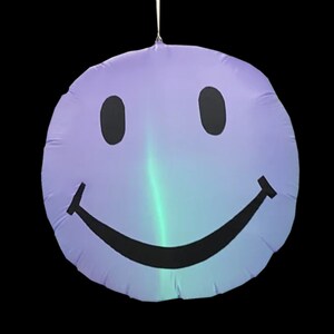 LED Inflatable Happy Face Decoration, Happy Face Party, Neon Party ...