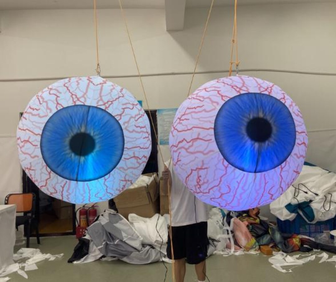 Giant Inflatable Eyeball Decorations, Spooky Season Party Props ...