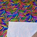 UV Rainbow Zebra Print Material, Stretchy Spandex Trippy Material ...