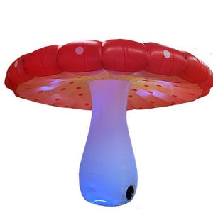 Giant LED Inflatable Mushroom Decoration, Alice in Wonderland Theme ...