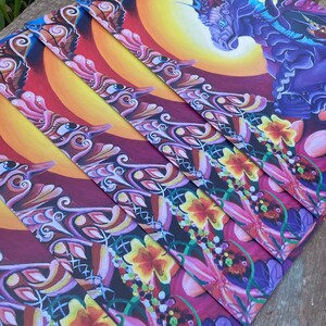 Psychedelic Art, Dragon Wall Art, Fantasy Art Print, Purple Dragon ...