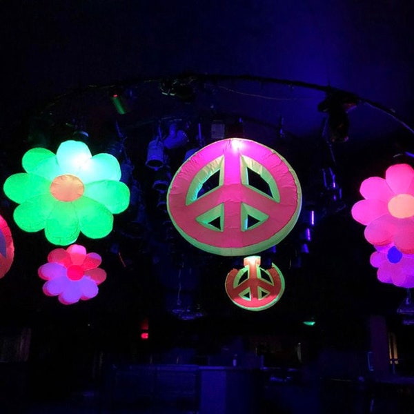 Flower Peace Sign - Etsy