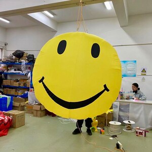 LED Inflatable Happy Face Decoration, Happy Face Party, Neon Party ...