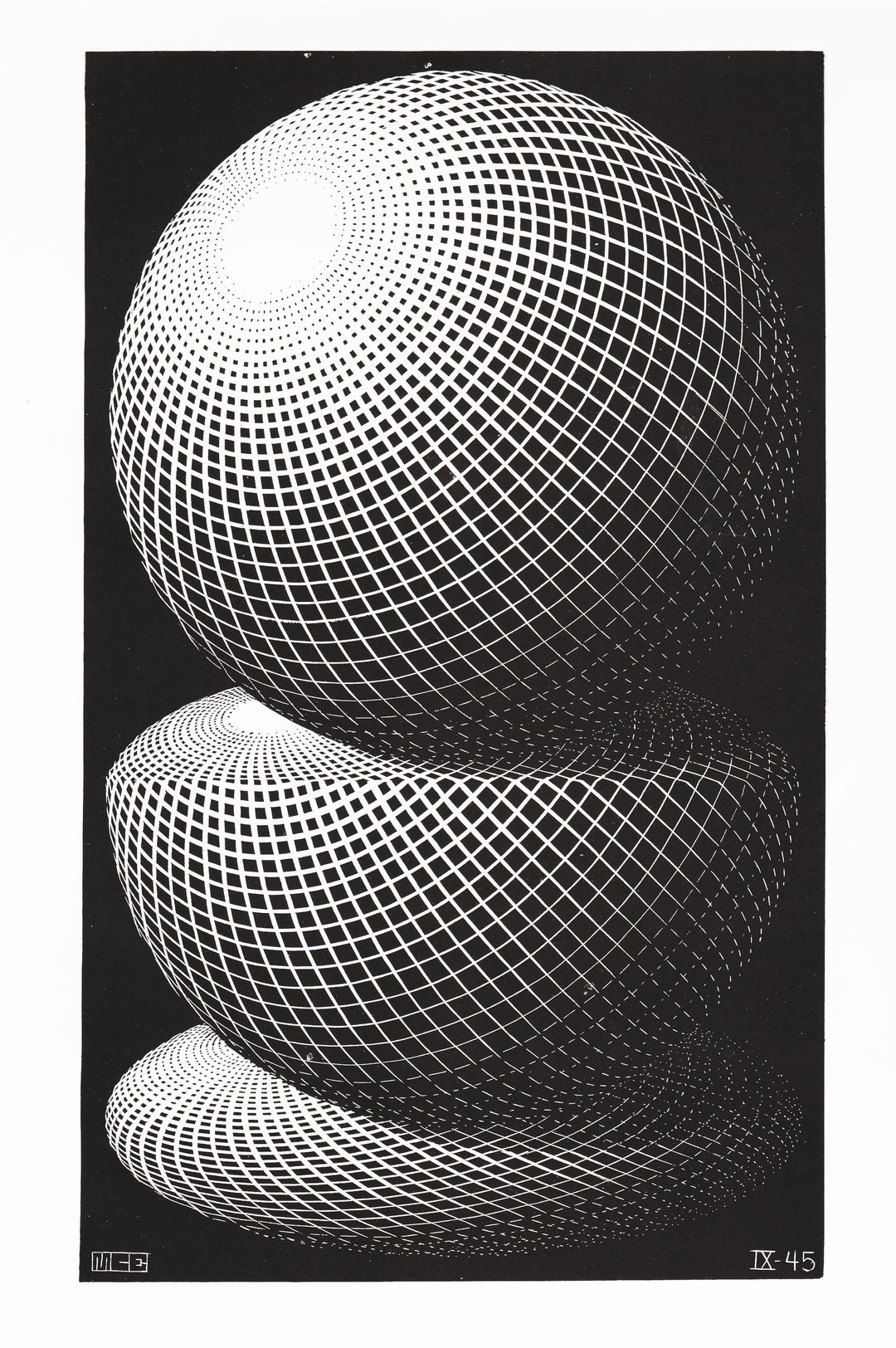 Escher Art Print MC Escher Relativity Drawing for Modern Wall Art ...