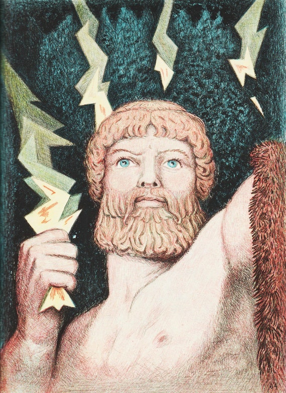 Ancient Greek Paintings Of Zeus