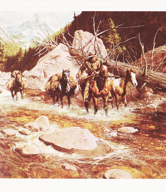 Western Cowboy Landscape Paintings