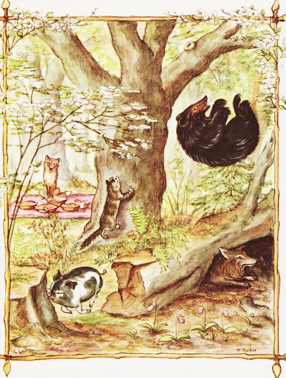 Art & Collectibles Prints 17 Tasha Tudor Print Fairy Tale Art for ...