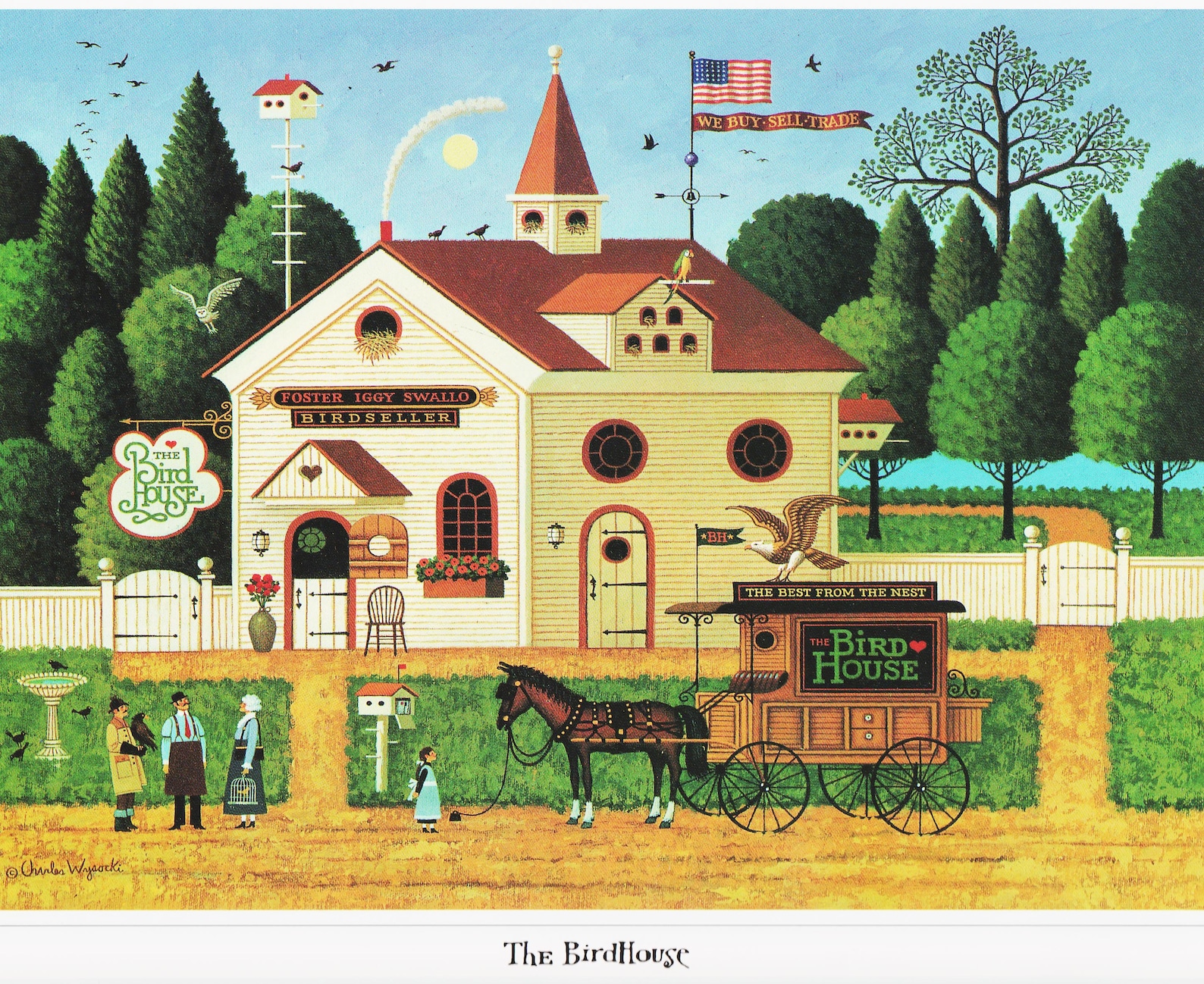 Charles Wysocki Art Early American Print Primitive Wall Art - Etsy