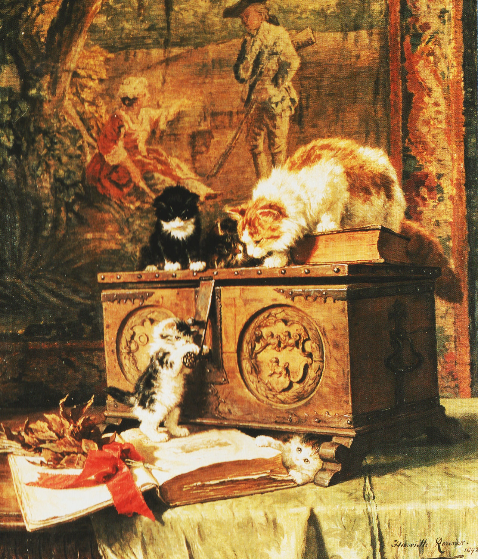 Victorian Cat Art Vintage Cat Print for Cat Lover Gift | Etsy