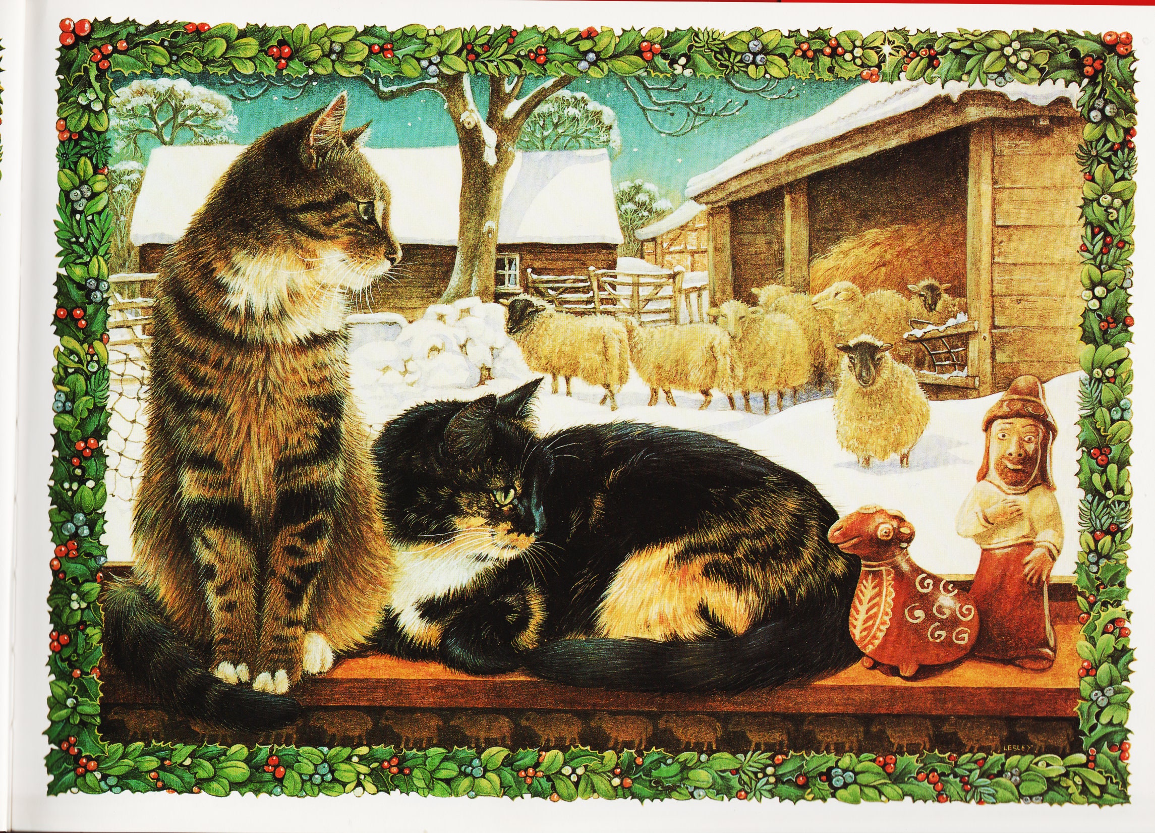 Retro Cat Illustration