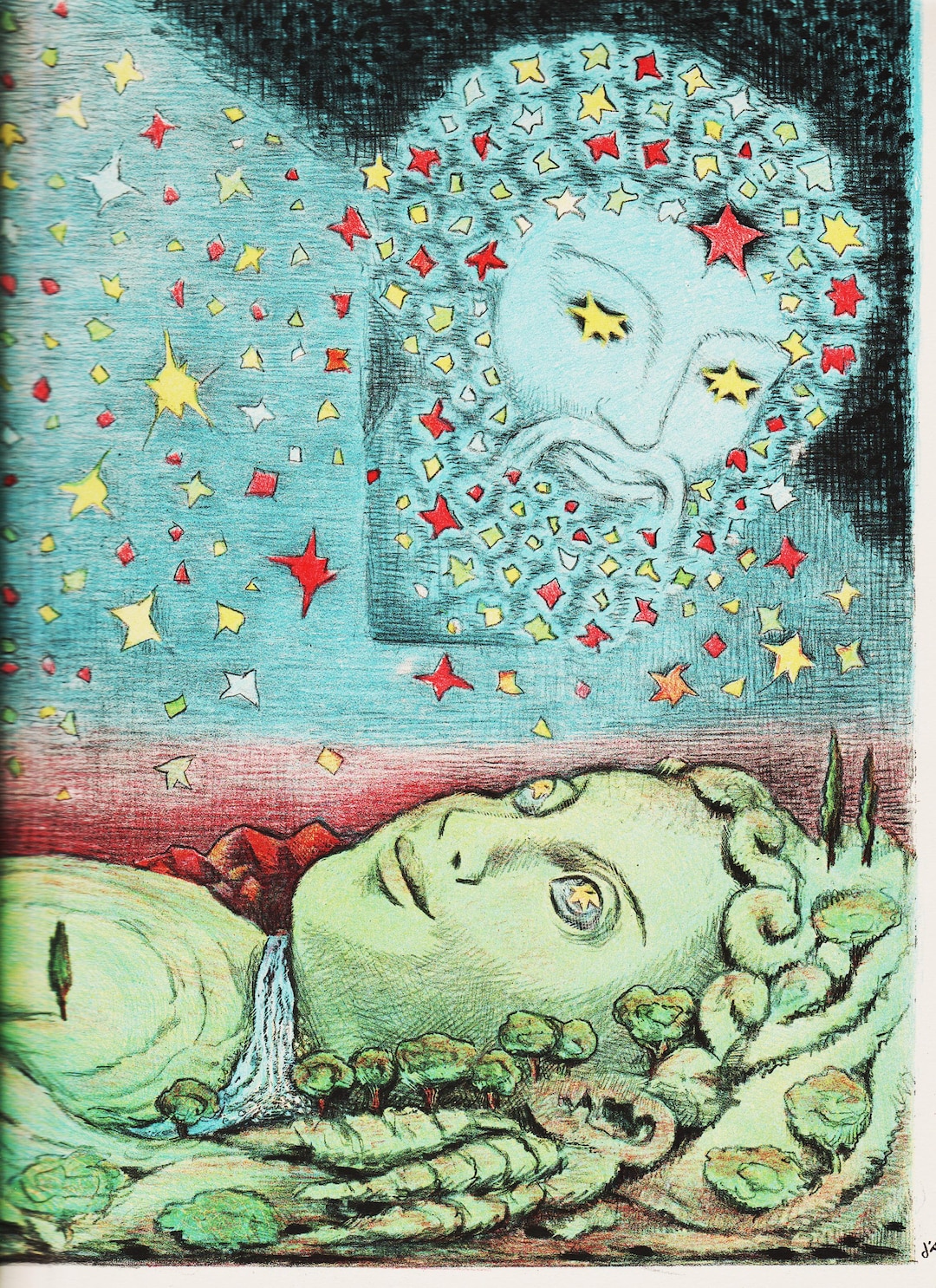 Greek Mythology Art of Mother Earth Artwork for Fantasy Illustration ...